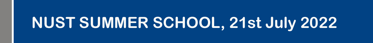 NUST Summer School – National University of Sciences and Technology (NUST)