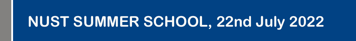 NUST Summer School – National University of Sciences and Technology (NUST)